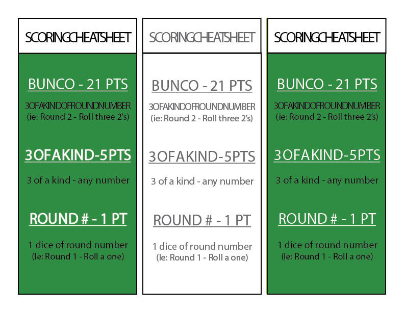 Shamrock BUNCO Printable Pack Our Thrifty Ideas Shamrock BUNCO Printable Pack Our Thrifty Ideas
