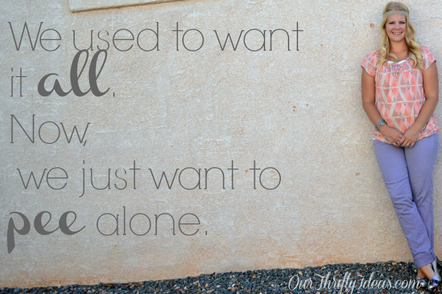 {Modest Mommy Monday} Real Life - Our Thrifty Ideas